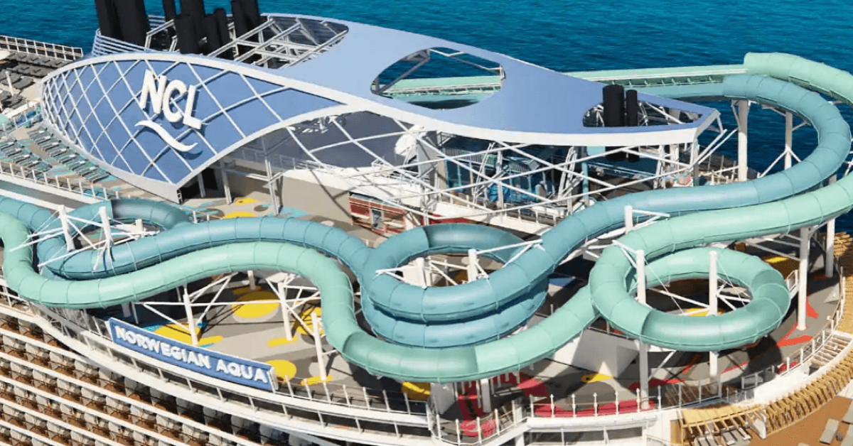 Norwegian Aqua launches world's first slidecoaster